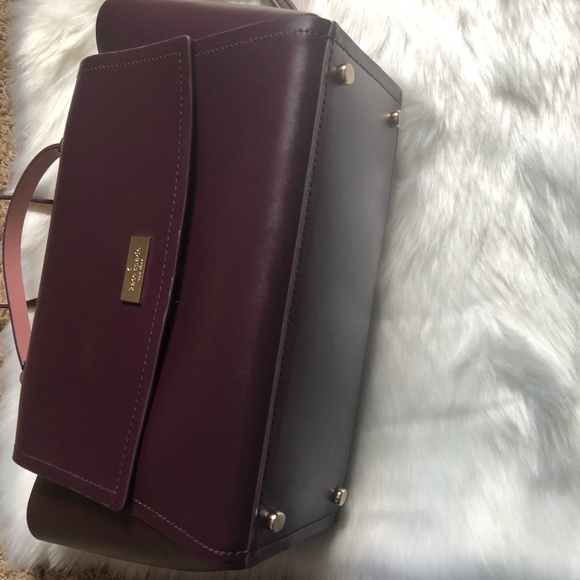 kate spade | Bags | Kate Spade Dark Purple Trapezoid Bag | Poshmark